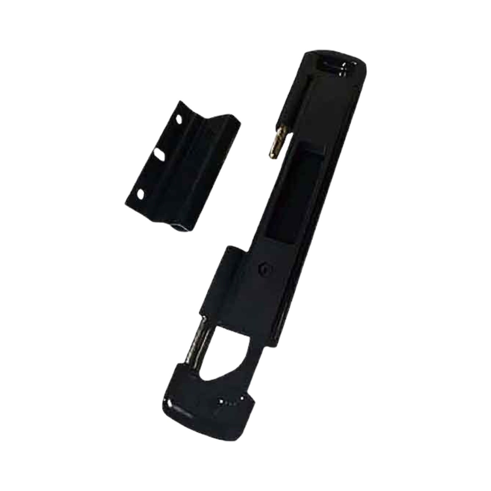 CAL - Double Bolt Lock - Sliding Glass Door Lock -Jet Black - ADL Hardware