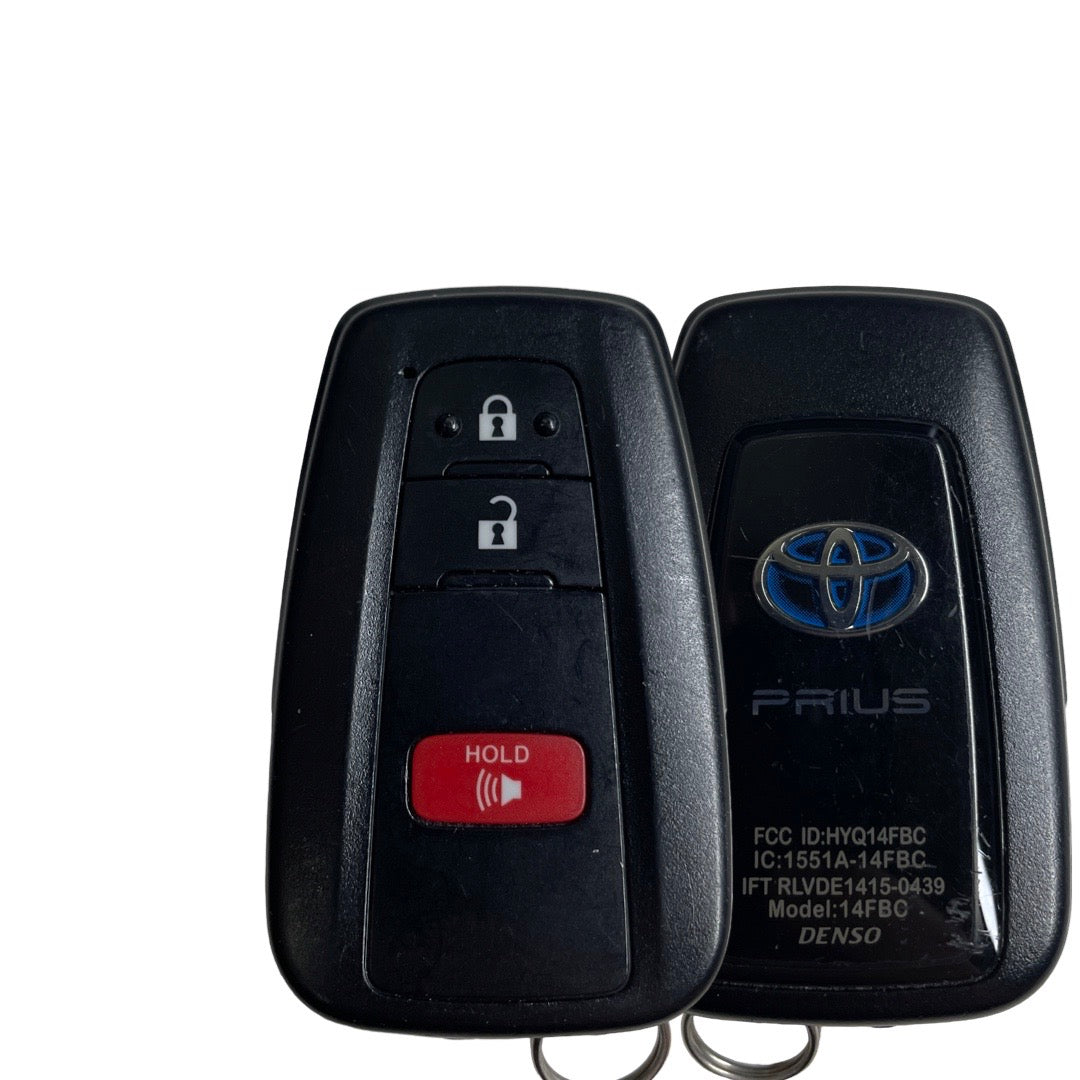 2016-2021 Toyota Prius / 3-Button Smart Key / PN: 89904-47530 / HYQ14F ...