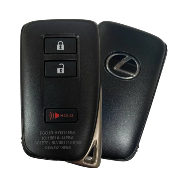 2015-2019 Lexus / 3-Button Smart Key / PN: 89904-78460 / HYQ14FBA / AG ...