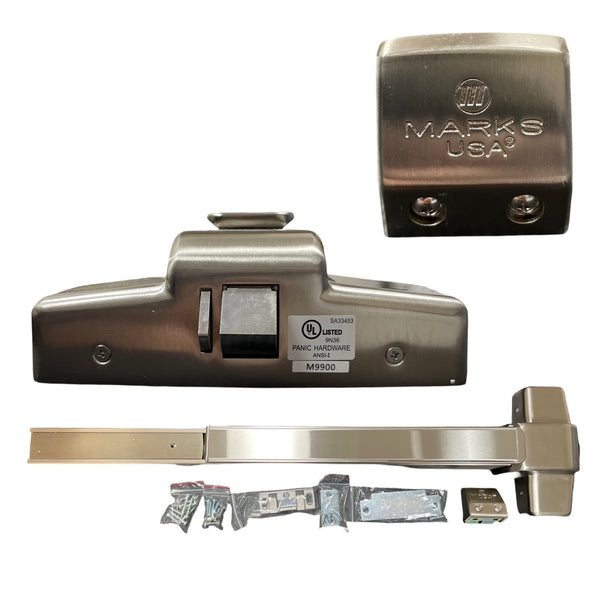 Marks USA - M9900 - Rim Panic Exit Device - 32D Satin Stainless - 36 ...