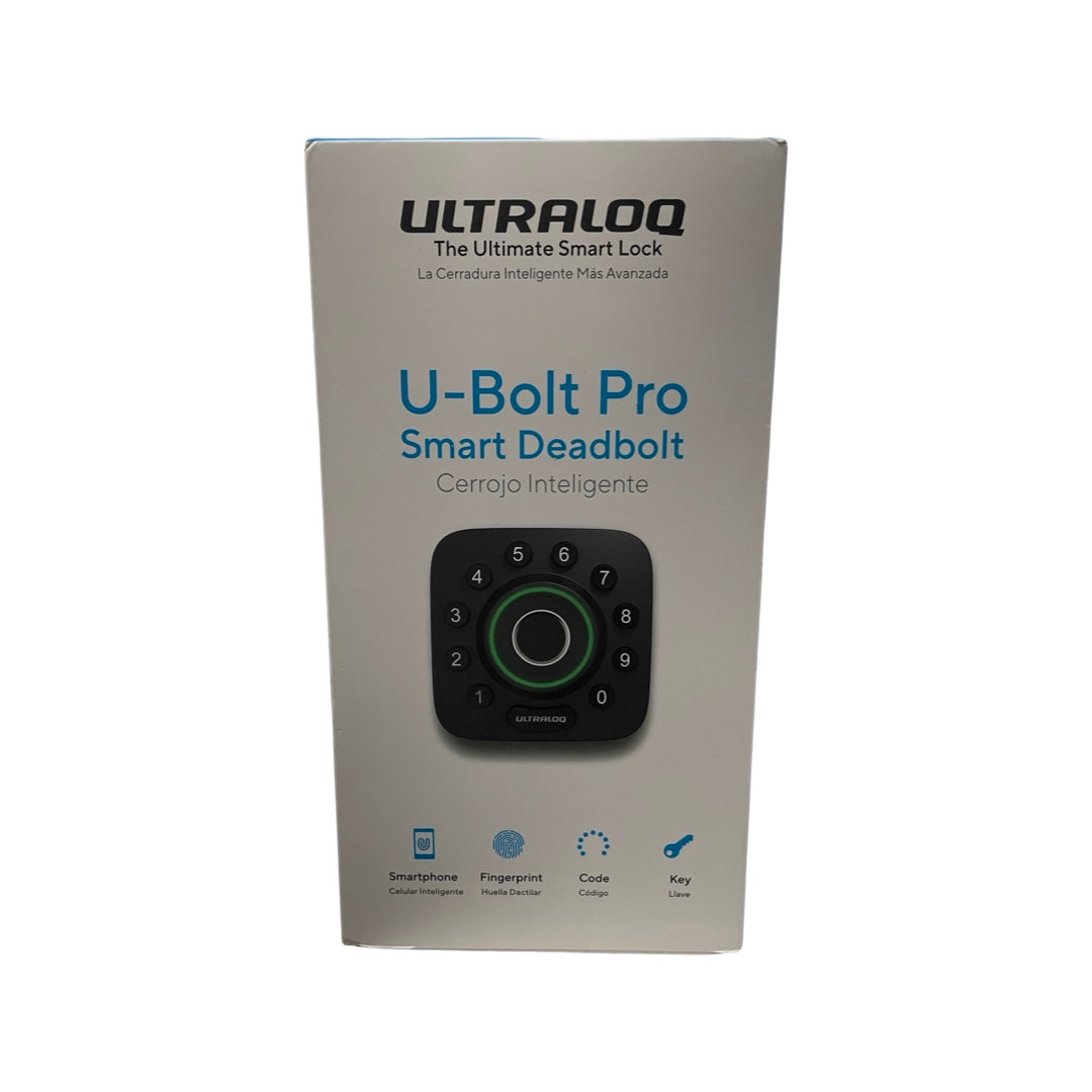 Ultraloq U-Bolt Pro - Keypad Smart Deadbolt + Wi-Fi - Finger Print Rea ...